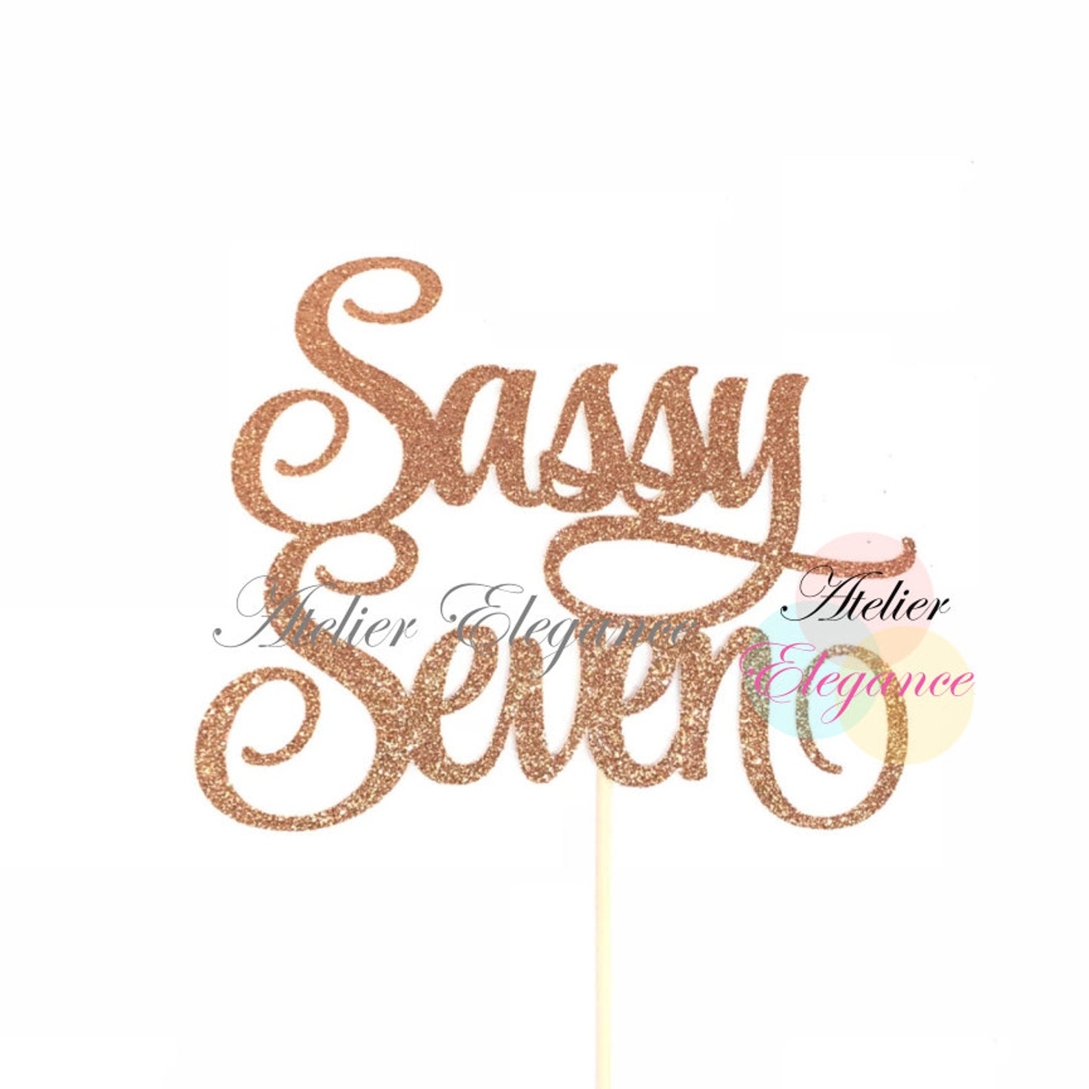 Sassy Seven Cake Topper 7 Cake Topper 7th Birthday Cake - Etsy Canada