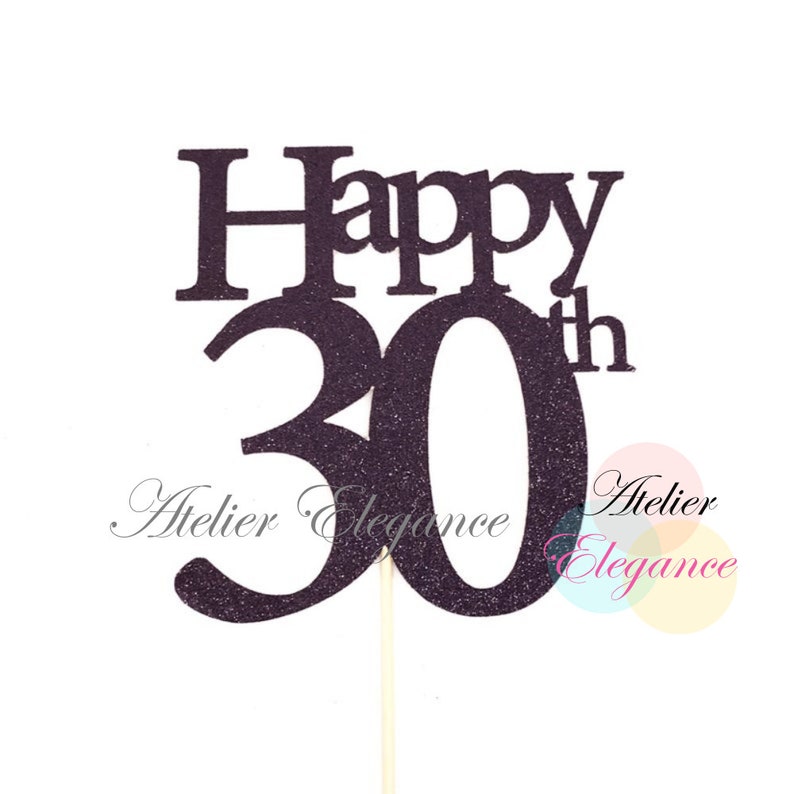 30 Birthday Topper Birthday Cake Topper 30th Birthday Party | Etsy Canada
