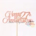 Happy 27th Anniversary Cake Topper Wedding Anniversary Cake - Etsy
