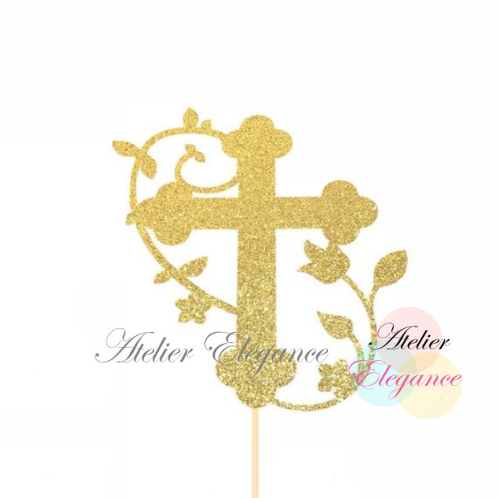Cross Cake Topper, Baptism Cake Topper, Christening Cake Topper ...