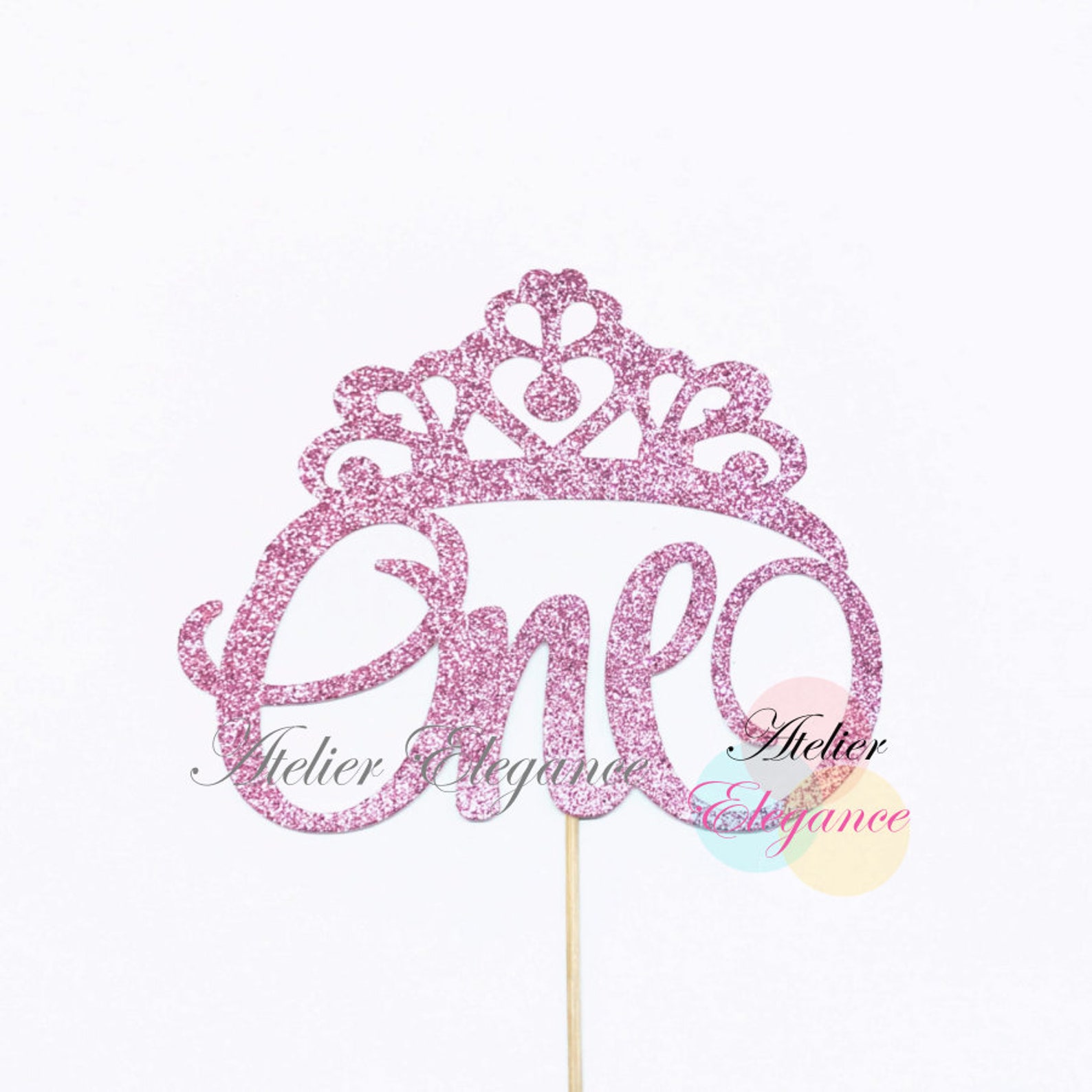 Princess One Cake Topper First Birthday Topper One Cake | Etsy