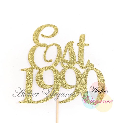 Vintage 1993 Cake Topper Birthday Cake Topper Birth Year - Etsy Canada