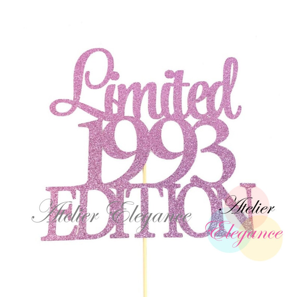 Limited 1993 Edition Cake Topper Birth Year Cake Topper 29th - Etsy Canada