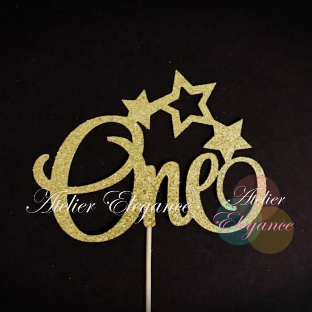 One Cake Topper, Twinkle Twinkle Little Star Cake Topper, 1 Cake Topper ...