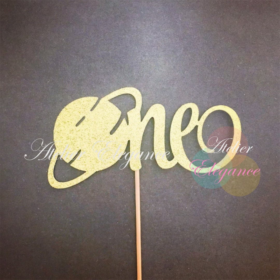 One Cake Topper, Planet One Cake Topper, Planet 1st Birthday Cake ...