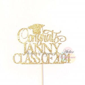 ANY NAME Congrats Class of 2024 Topper Congrats Grad 2024 - Etsy