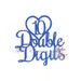 Double Digits Cake Topper, 10th Birthday Cake Topper, 10 Cake Topper ...