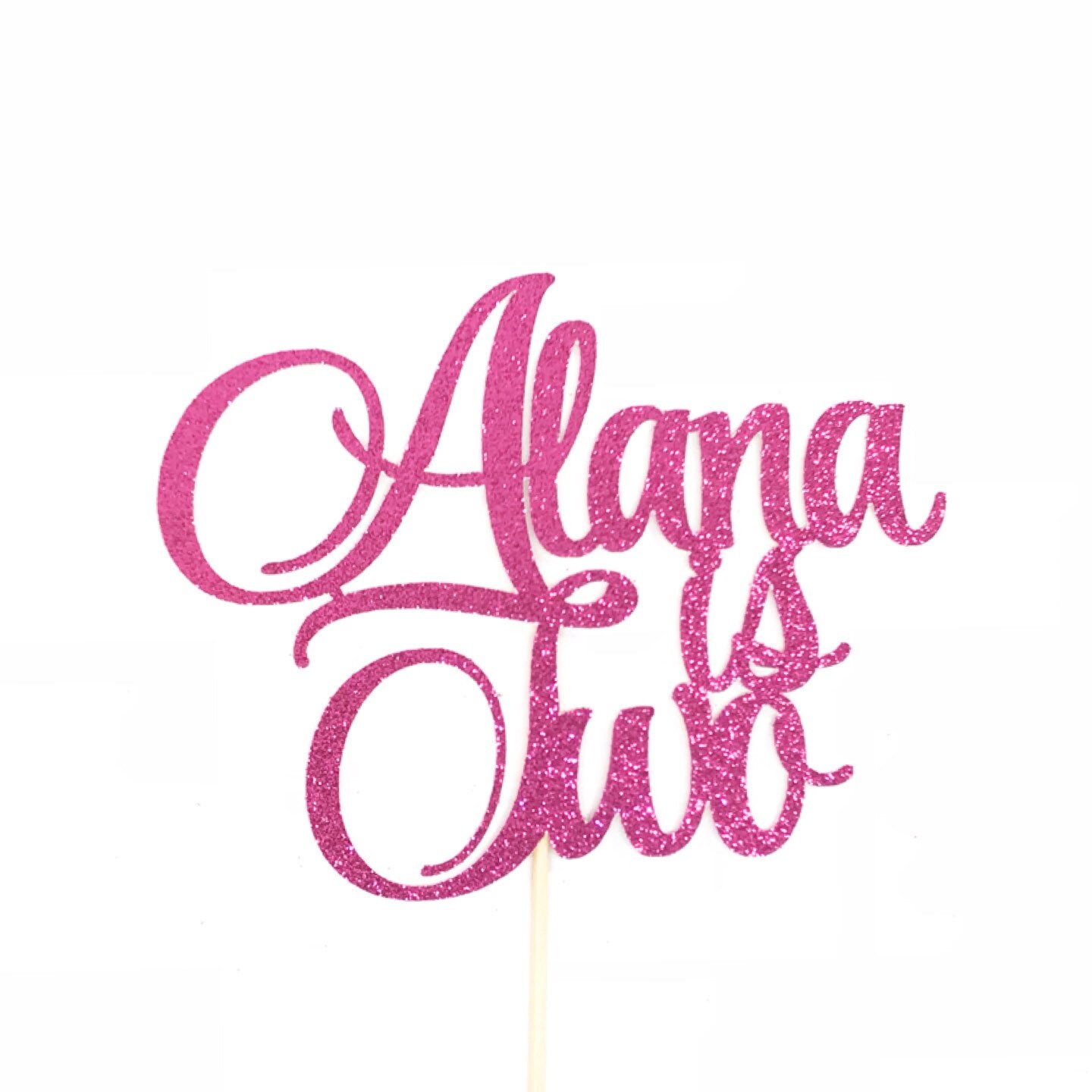 Personalized Two Cake Topper Second Birthday Cake Topper Two - Etsy