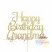 Happy Birthday Grandma Cake Topper, Mother Birthday Cake Topper ...