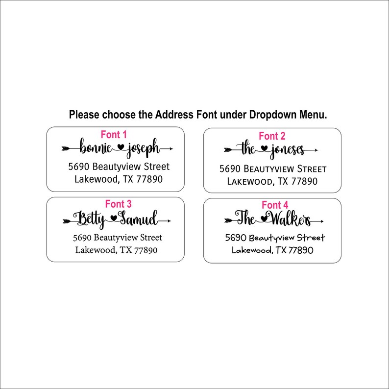 Address Label, Envelope Labels, Return Address Label, Family Address ...