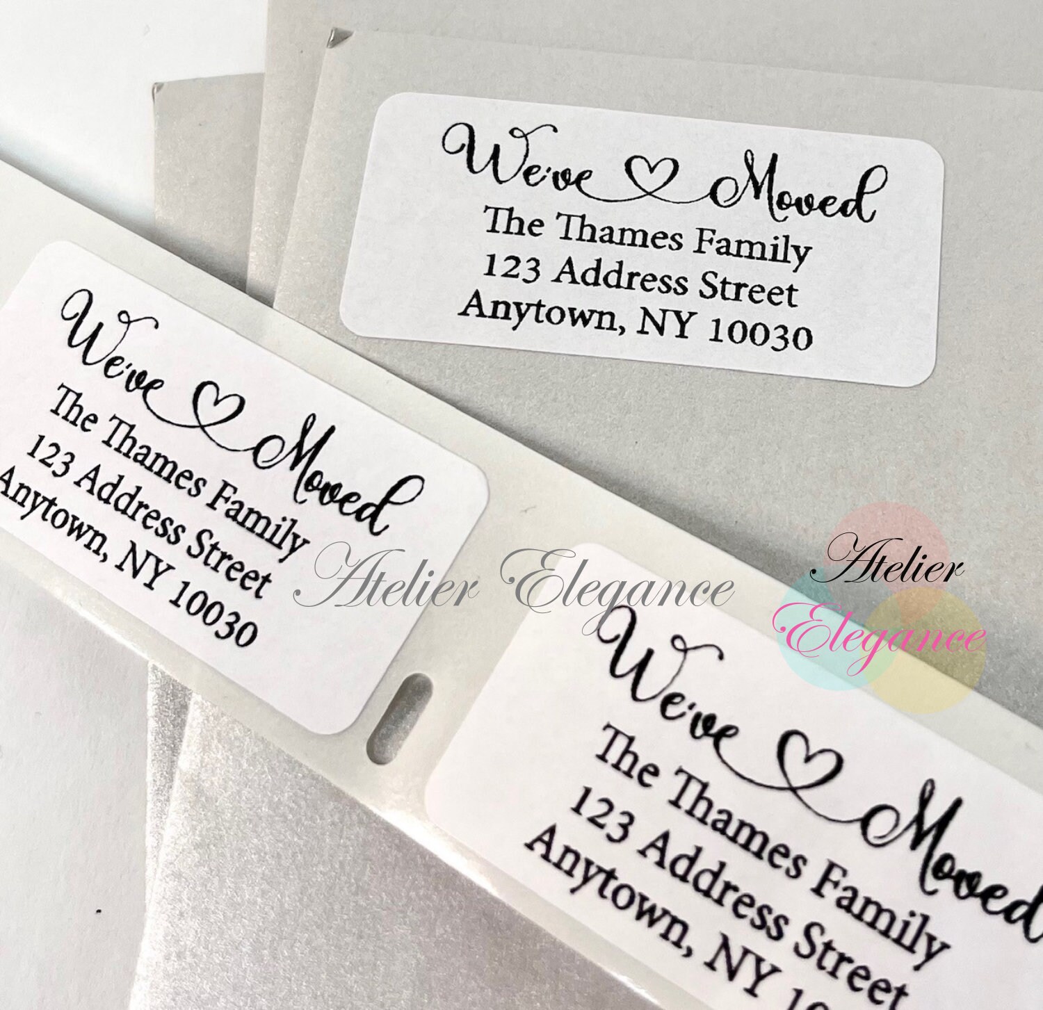We've Moved Labels, New Address Label, Return Address Label, Envelope ...