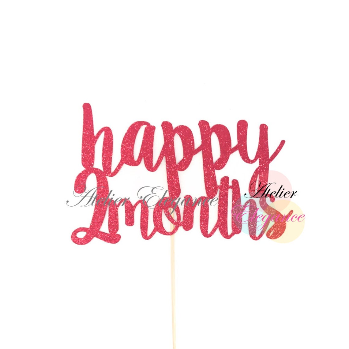 Happy 2 Months Cake Topper 2 Months Birthday Cake Topper 2 - Etsy Canada