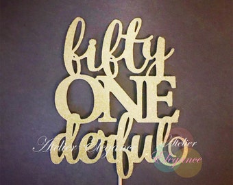 51st Birthday Cake - Etsy