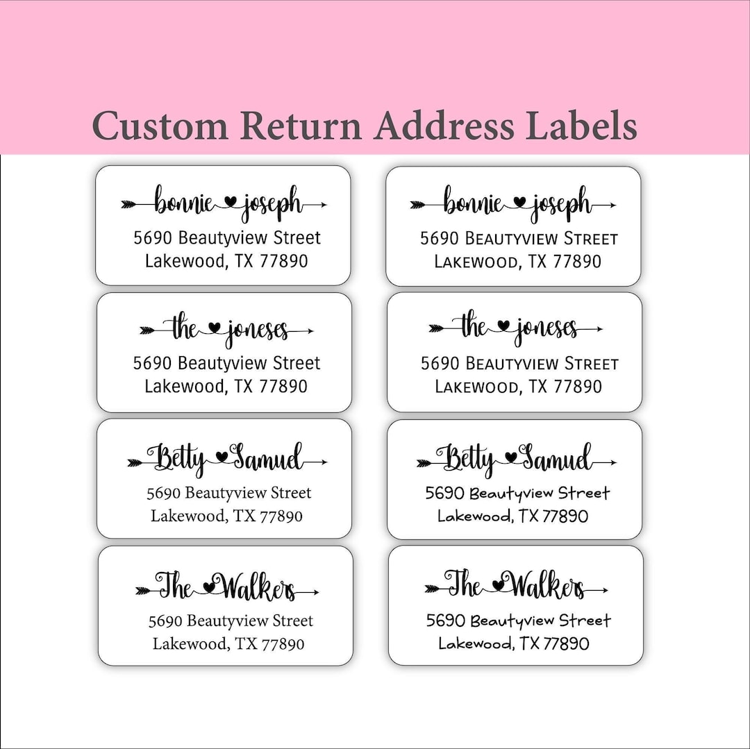 Address Label, Envelope Labels, Return Address Label, Family Address ...