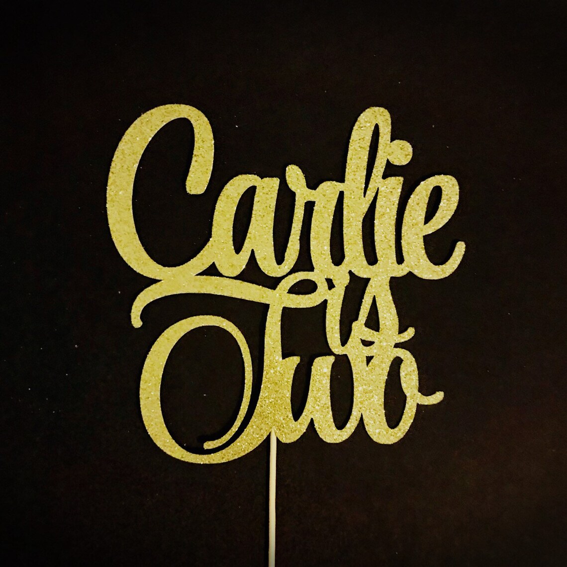 Personalized Two Cake Topper Second Birthday Cake Topper Two - Etsy