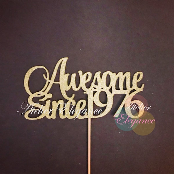 47th Birthday Cake Topper - Etsy