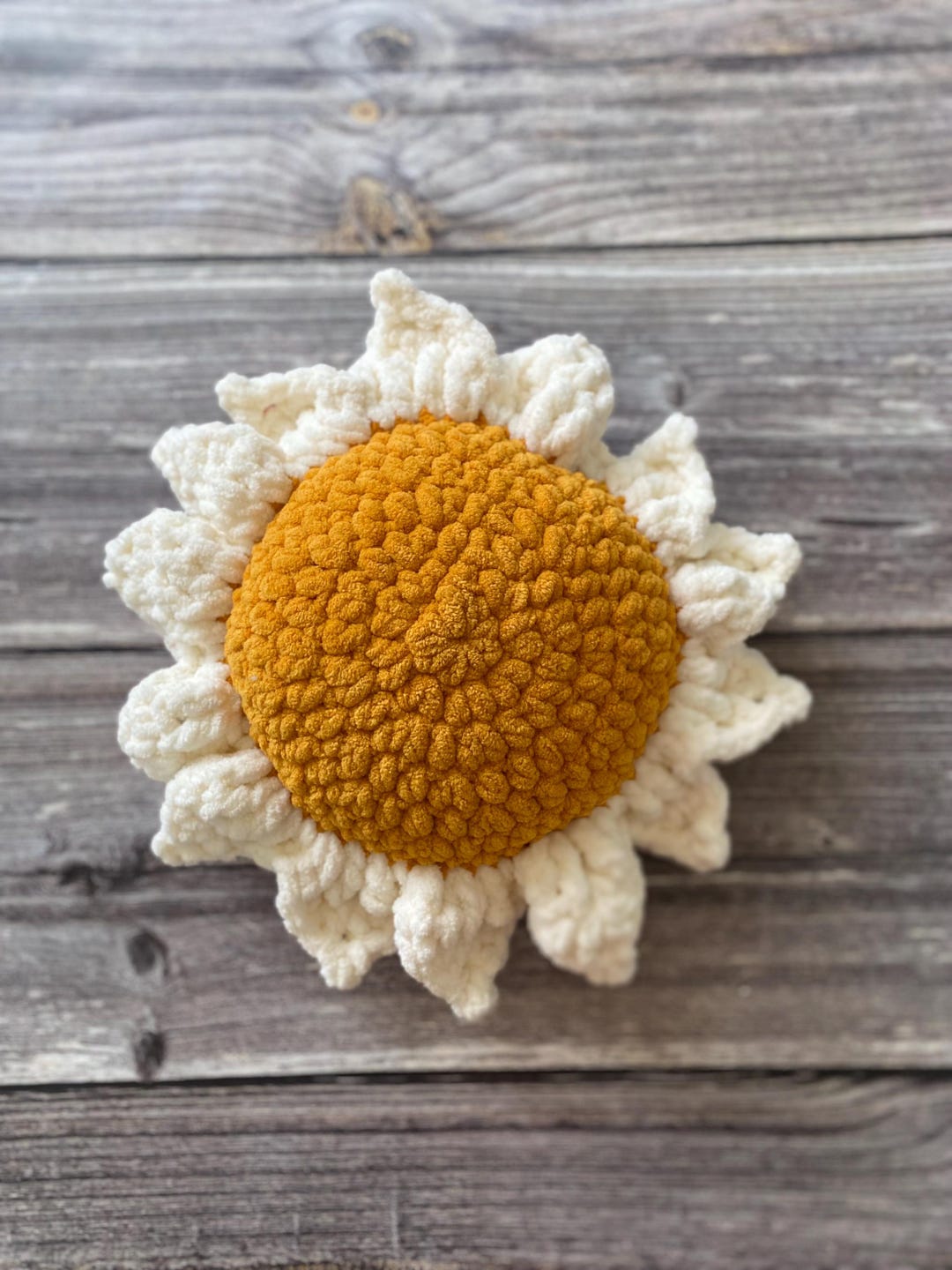 Crochet Flower Cushion / Plushie Flower Cushion - Etsy