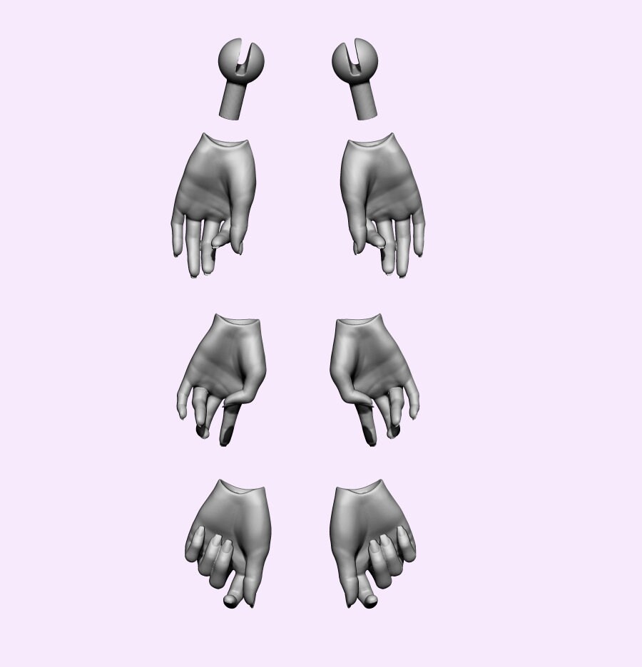 3D Model Arms Doll Bjd Ball Jointed Doll by Juliya Nechaeva| Art Doll ...