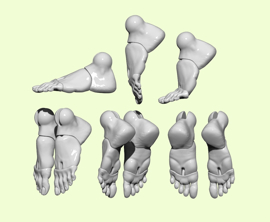 3D Model Feet Doll Bjd Ball Jointed Doll by Juliya Nechaeva| Art Doll ...