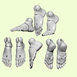 3D Model Feet Doll Bjd Ball Jointed Doll by Juliya Nechaeva| Art Doll ...