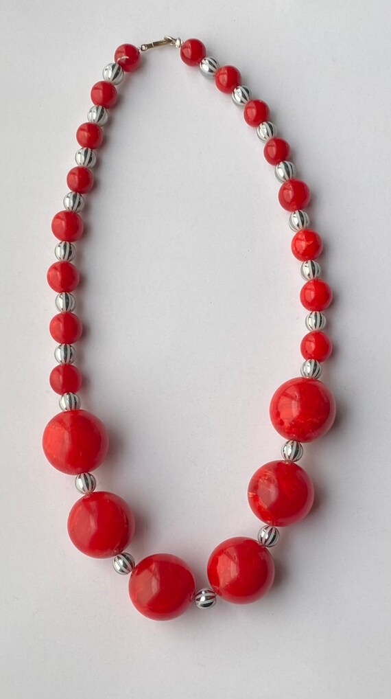 vintage bakelite marbled cherry - Gem
