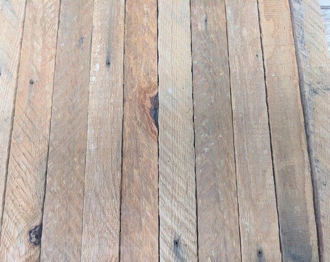 Wood Lath Boards, Set of 20, 12 Inch, 6 Inch, Tobacco Lath, Farmhouse ...