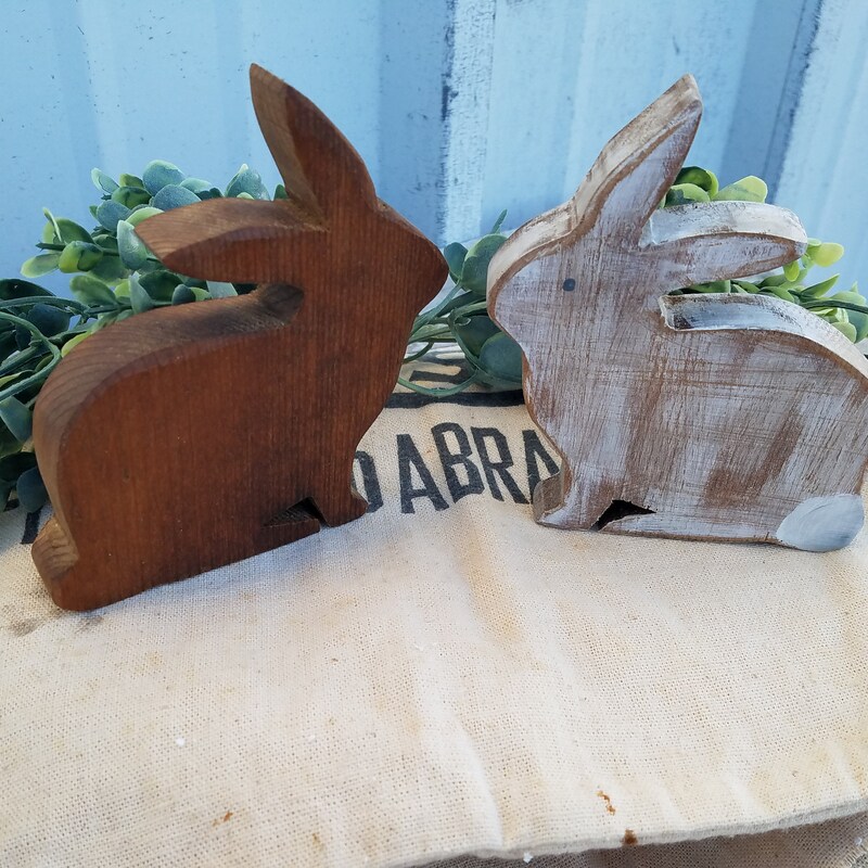 Wood Bunny - Etsy