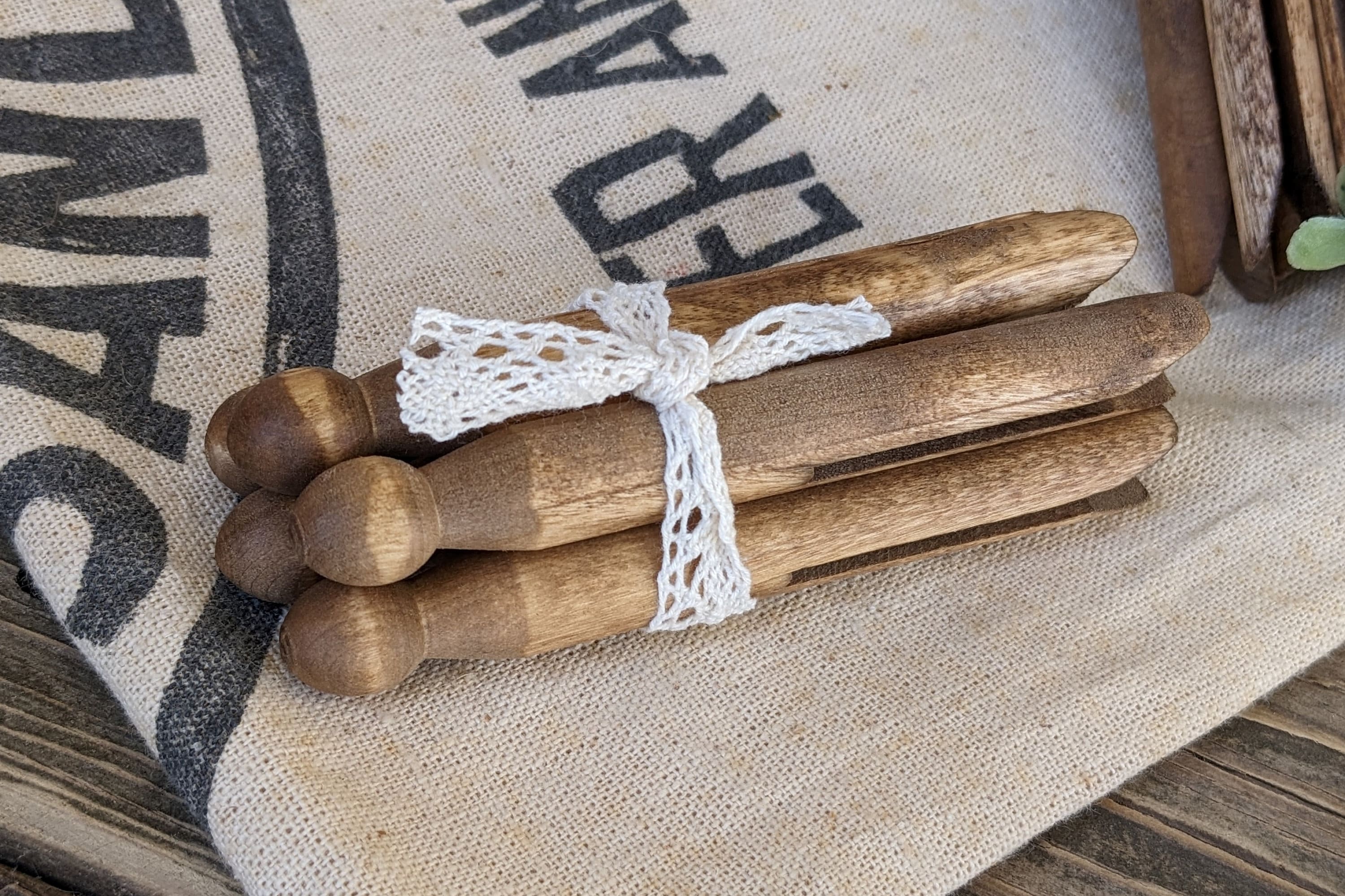 Vintage Inspired Clothespins, Antique Inspired Clothespin Bundle ...