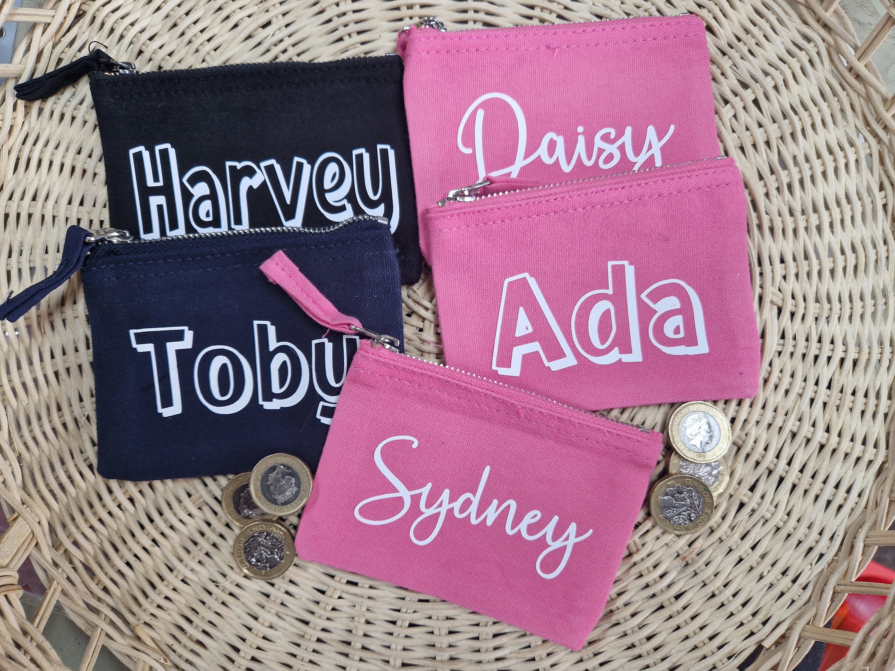 Coin Purse Money Bag Zipped Purse Children's Purse - Etsy UK