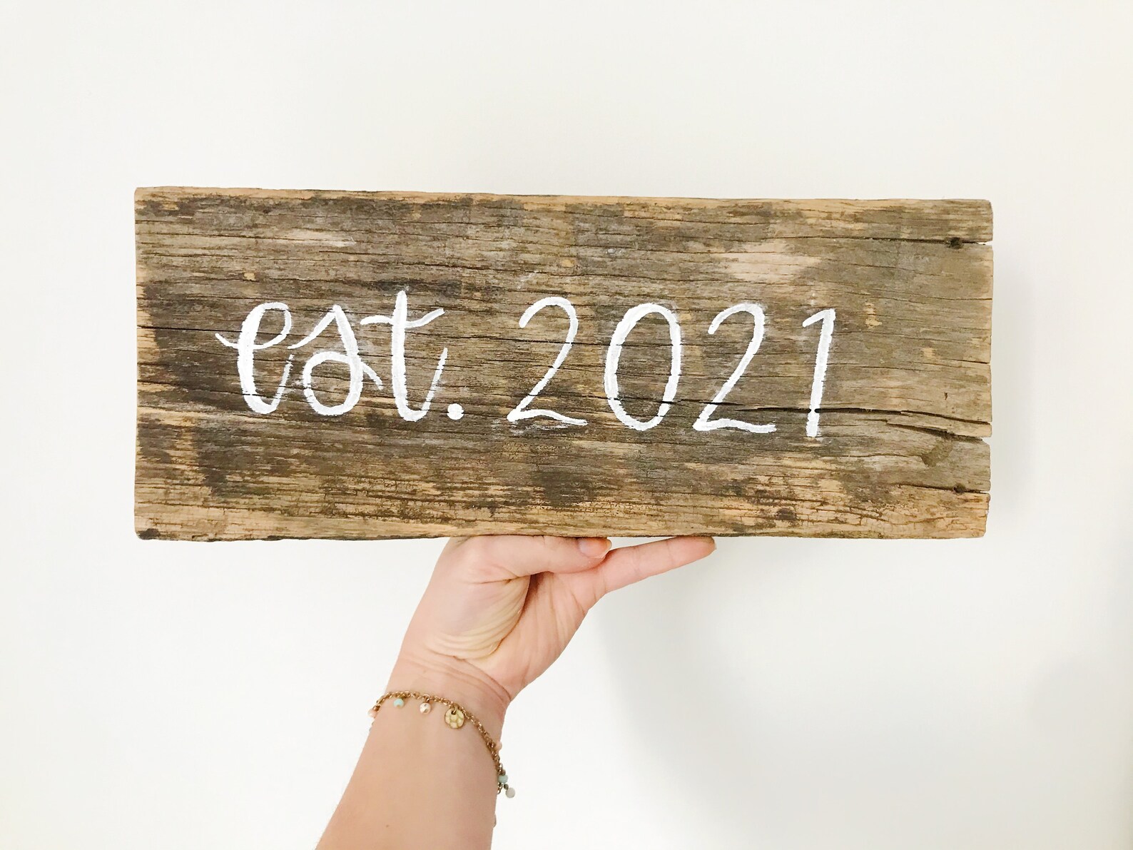 Est. 2021 Wooden Sign | Etsy