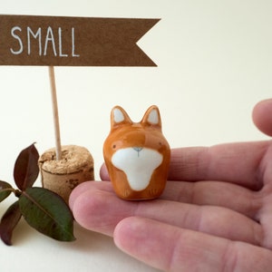 Ceramic Red Fox Figurine. A Special Woodland Animal, Handmade in Italy ...