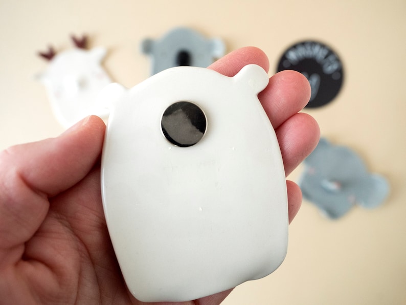 Wild Animal Fridge Magnets Handmade Ceramic Animals Shaped - Etsy