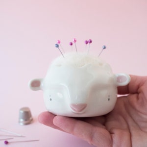 Sewing Pin Cushion Sheep Shaped. Special Gift for Knitter, Sewer or ...