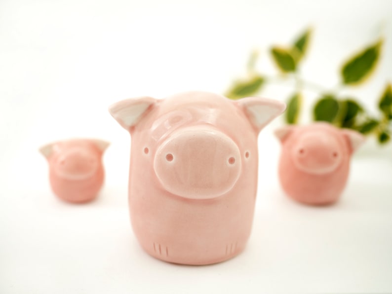 Little Pig Farmhouse, A Sweet Ceramic Piglet to Decor Your Kitchen ...
