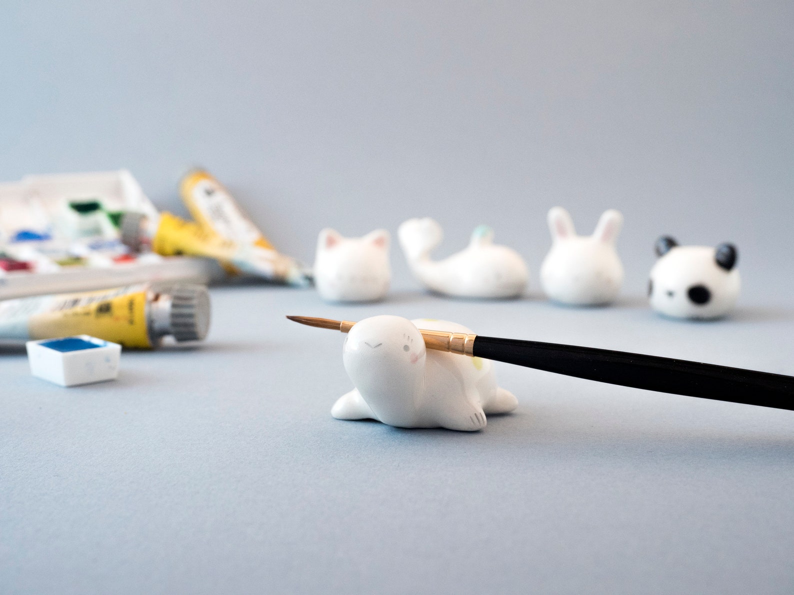 Animal Brush Rest, Special Gifts for Painter or Calligrapher. Choose ...
