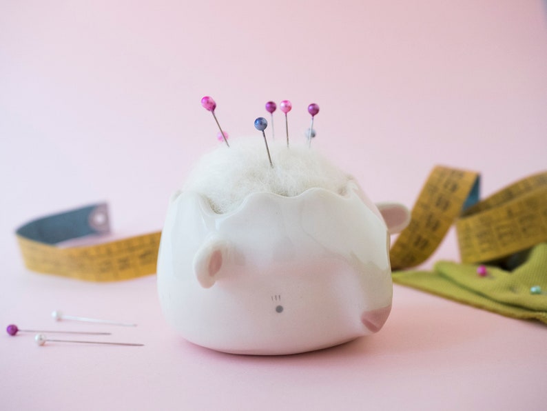 Sewing Pin Cushion Sheep Shaped. Special Gift for Knitter, Sewer or ...