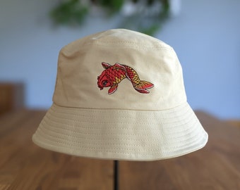 Koi Fish Bucket Hat - Etsy