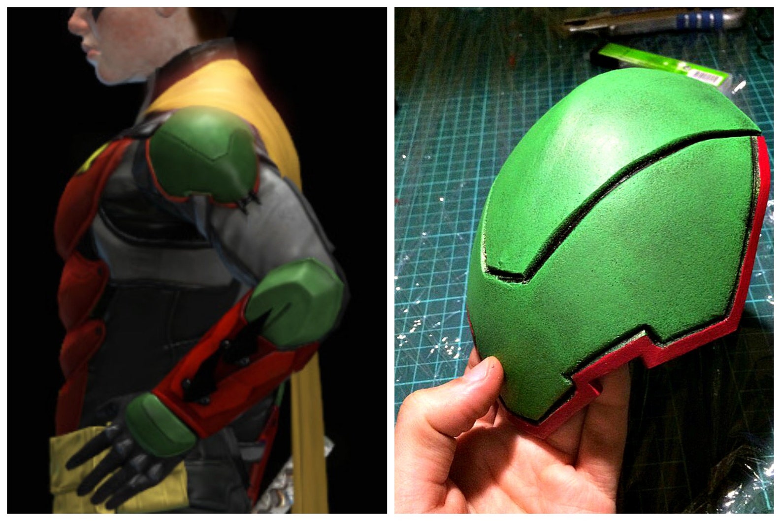 Robin Armor Foam Template