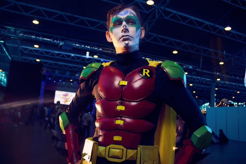 Robin Body Armor Template Cosplay Costume Damian Wayne | Etsy
