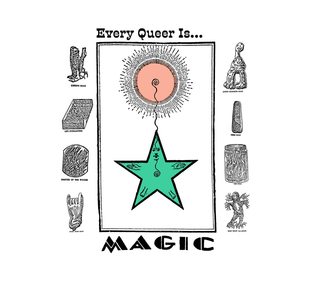 Queer Pride Art Print, 8x10 Wall Decor, Magic Collage, Retro Design - Etsy