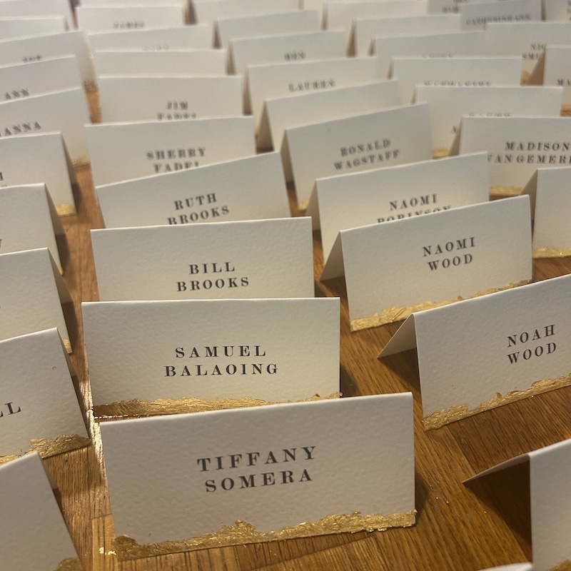Tented Place Cards - Etsy