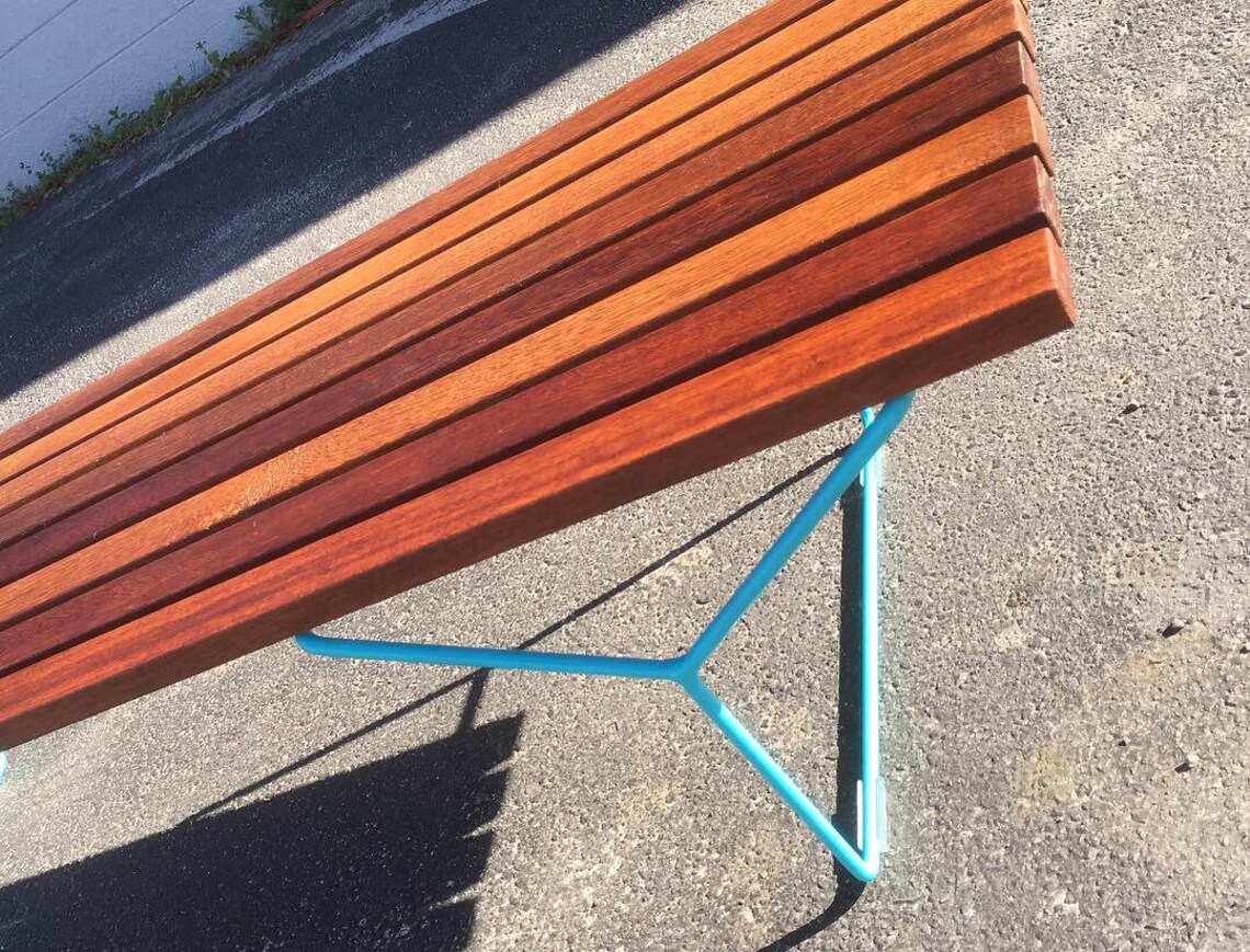 Bertoia Bench Legs - Set of 2 Welded Steel 7/16" - Any Color - Etsy