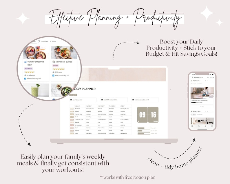 Stay at Home Mom Planners Homemaker Life Planner for Mom, Cleaning ...