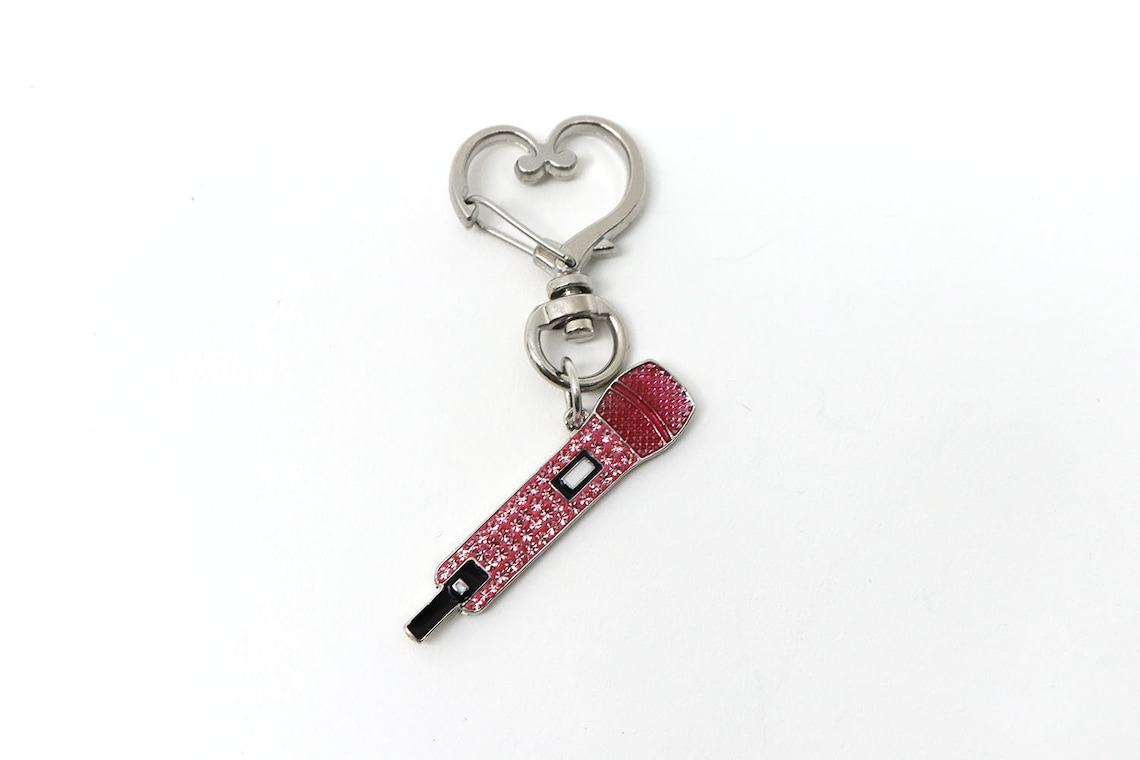Crystal Microphone Keychain / BTS Jin Edition / Swarovski | Etsy