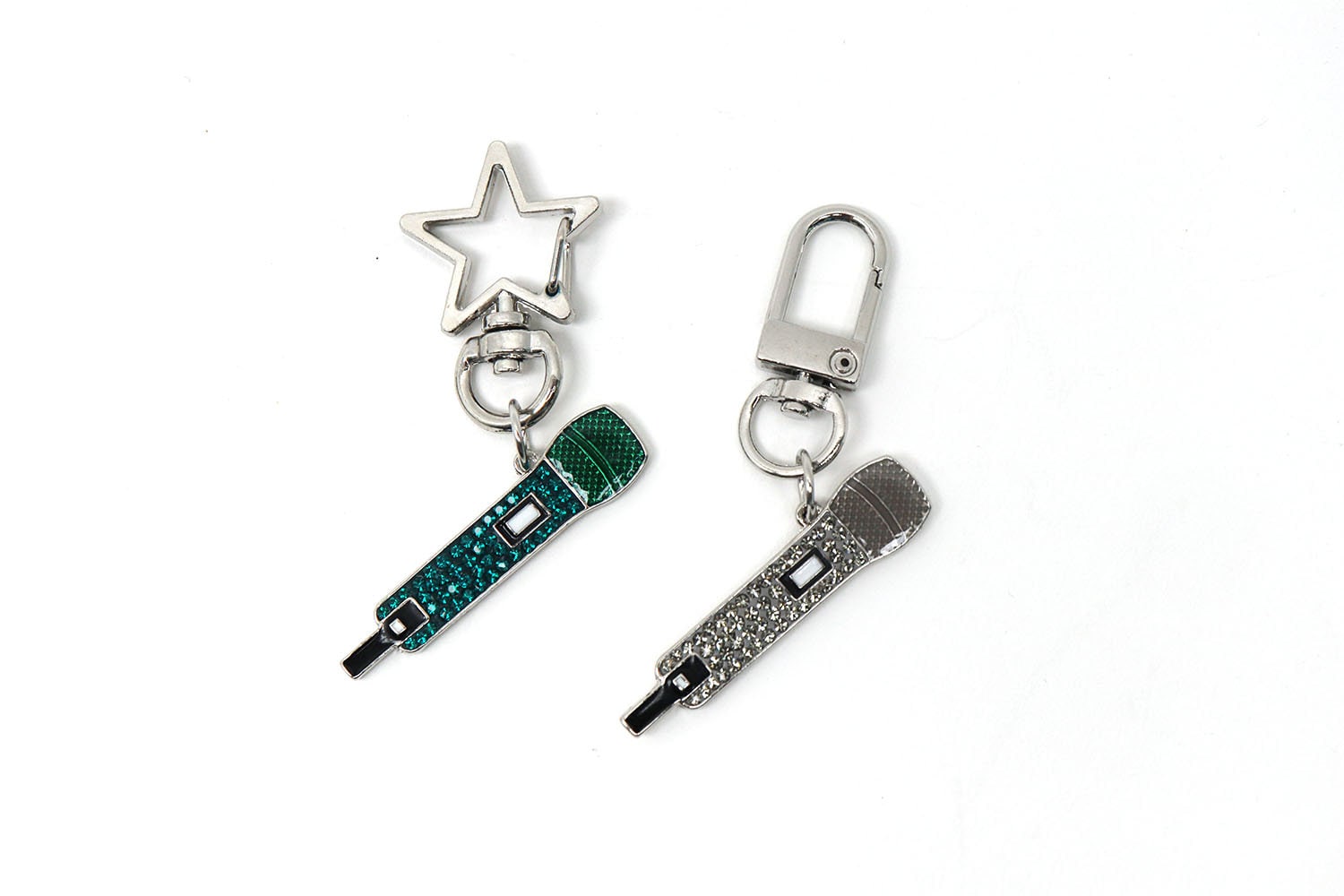 Crystal Microphone Keychain / BTS V Edition / Swarovski Crystal - Etsy