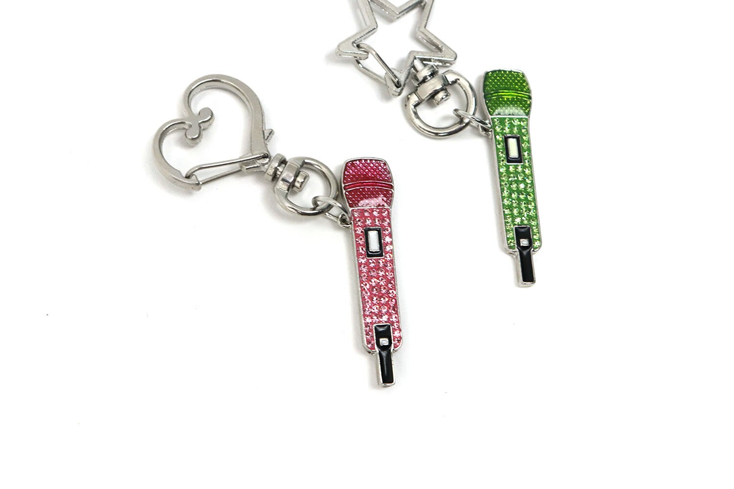 Crystal Microphone Keychain / BTS Jin Edition / Swarovski | Etsy