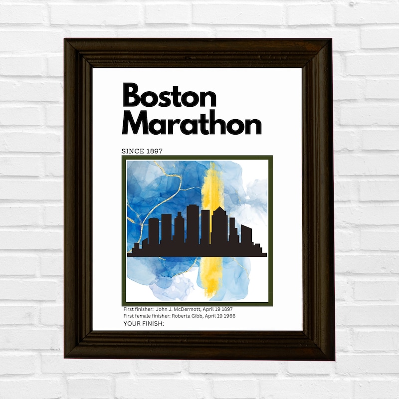 Boston Marathon - Etsy