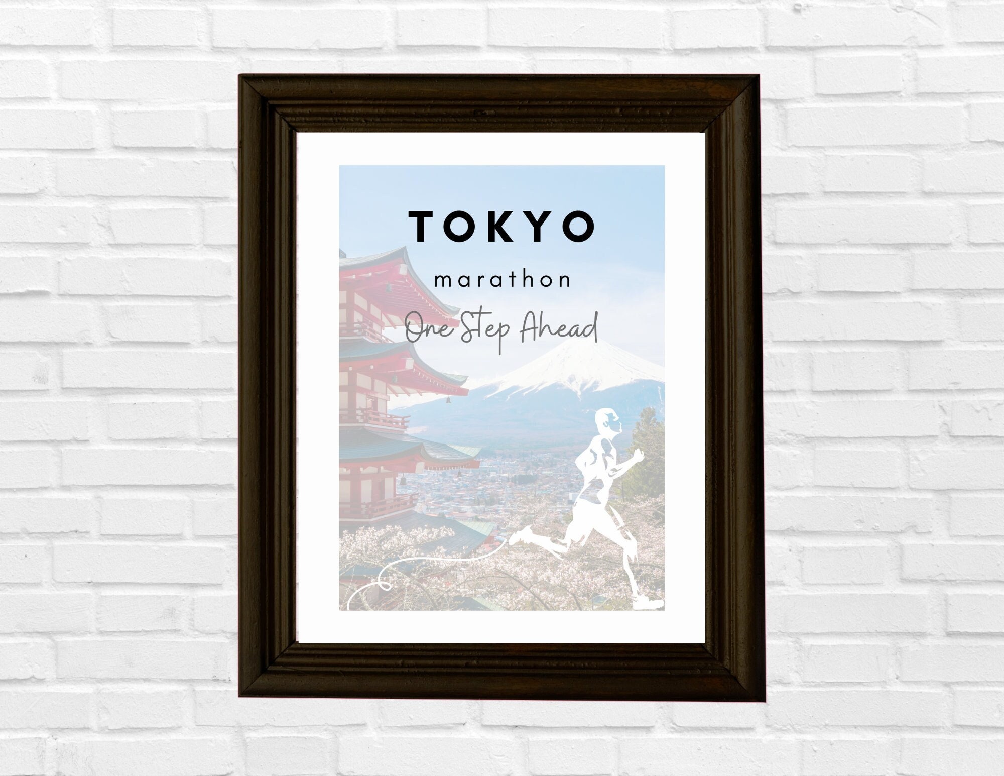 Tokyo Marathon Print- World Majors Print - Six Star Finisher - Marathon ...