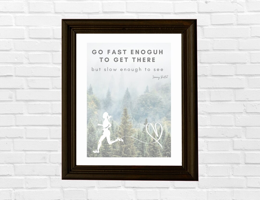 Runner Art Print - Art Print for Runners - Decor for Runners - Running ...