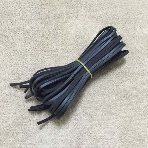 Black Suede Cord, Faux Suede Cord, Pu Leather Suede Cord, DIY Cord ...